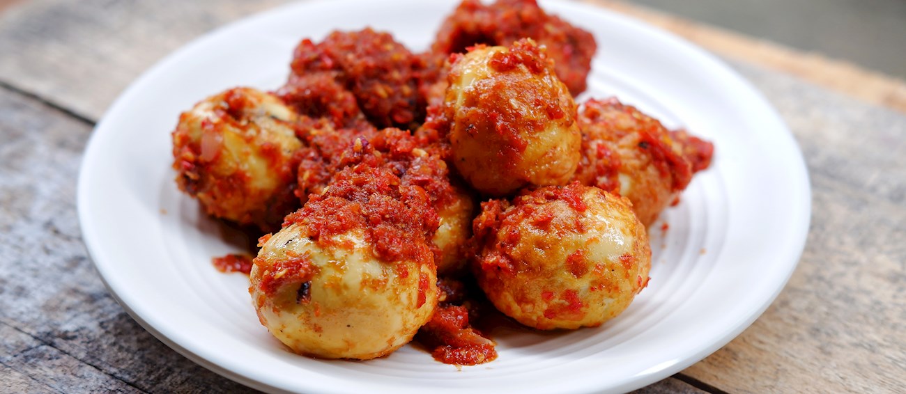 Telur Balado | Traditional Egg Dish From West Sumatra, Indonesia