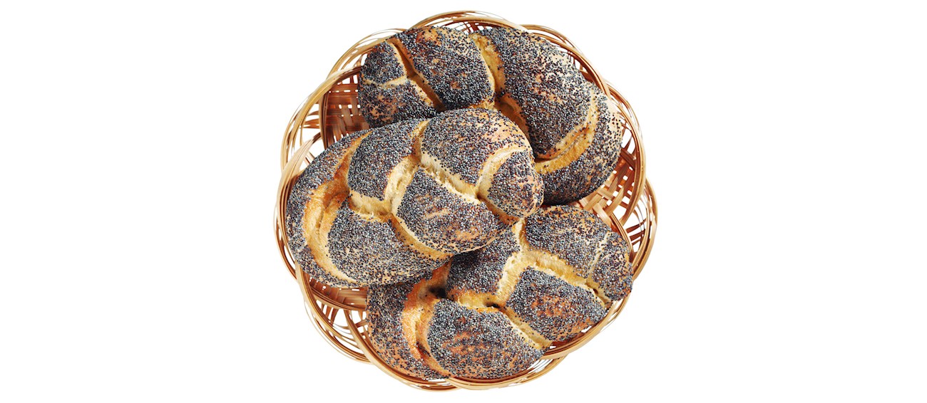 Mohnflesserl | Traditional Bread Roll From Austria, Central Europe