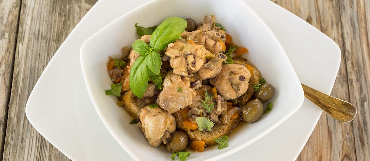 Pollo Alla Cacciatora | Traditional Chicken Dish From Italy, Western Europe