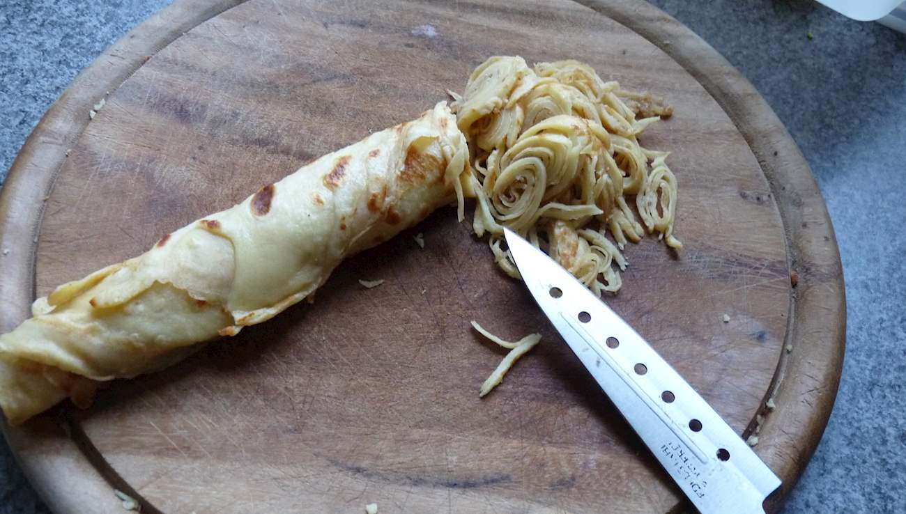 Flädle | Traditional Pancake From Bavaria, Germany
