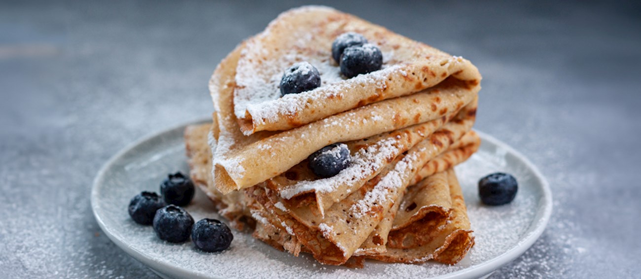 Crêpes Sucrées | Traditional Pancake From France, Western Europe