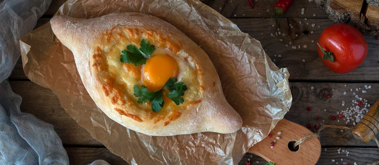 Ajaruli Khachapuri | Traditional Savory Pie From Adjara, Georgia