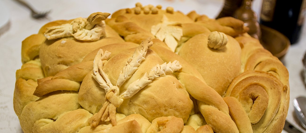 Slavski Kolač | Traditional Bread From Serbia, Southeastern Europe