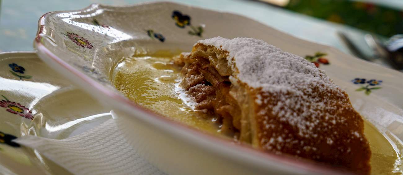 Apfelstrudel | Traditional Sweet Pastry From Vienna, Austria