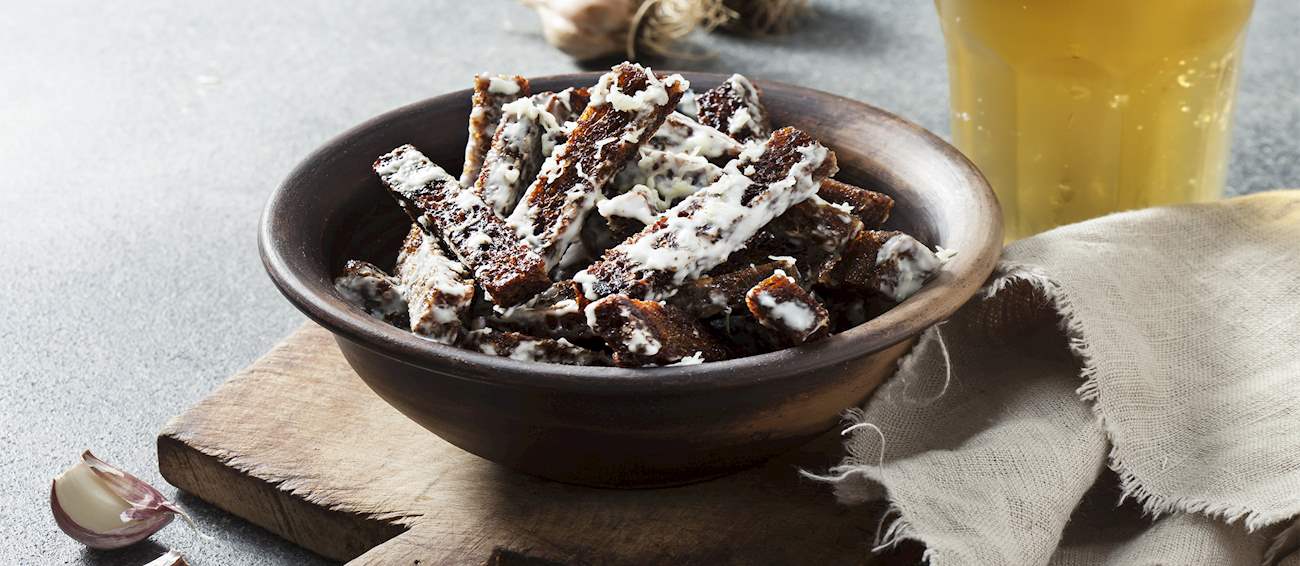 Kepta Duona | Traditional Snack From Lithuania, Baltic