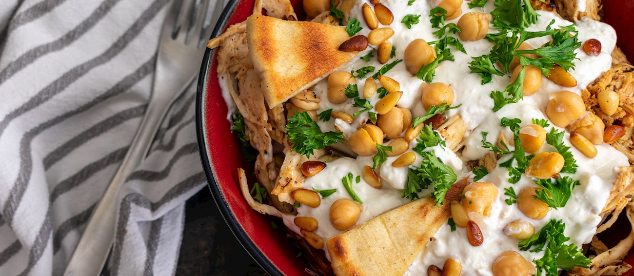 Fattah Djaj | Traditional Appetizer From Syria