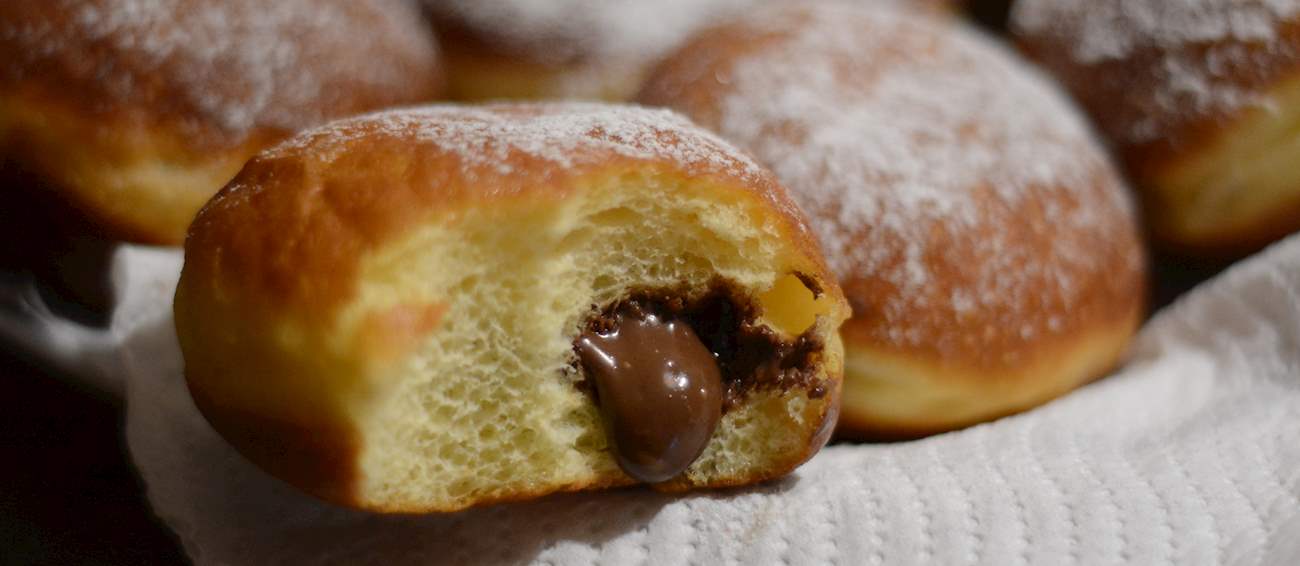 Krapfen | Traditional Sweet Pastry From Austria, Central Europe