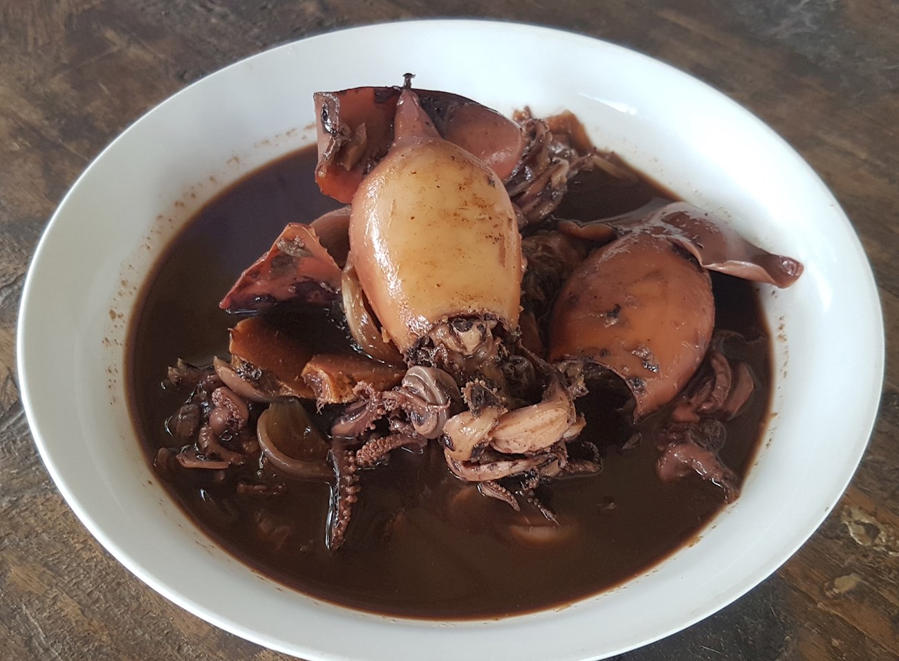 Adobong Pusit | Traditional Squid Dish From Philippines, Southeast Asia