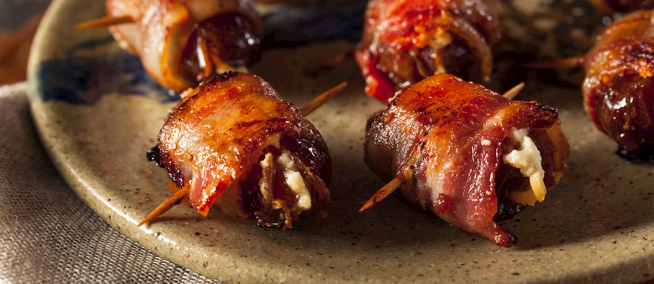 Dátiles Envueltos en Tocino | Traditional Appetizer From Spain, Western ...