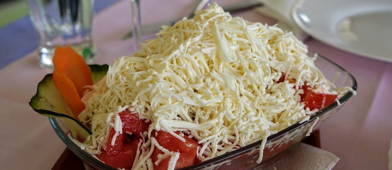 Shopska Salata | Traditional Salad From Bulgaria, Southeastern Europe