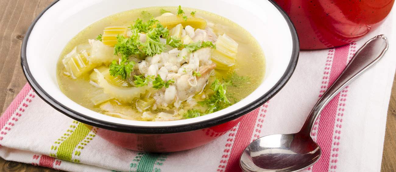 Cock-a-Leekie | Traditional Soup From Scotland, United Kingdom