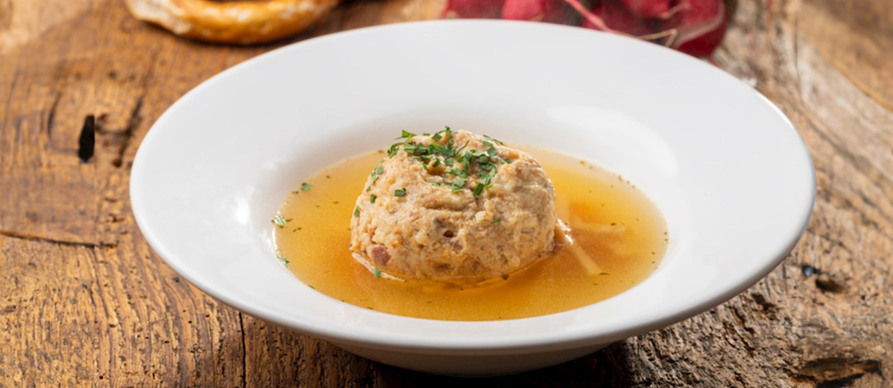Leberknödelsuppe | Traditional Soup From Austria, Central Europe