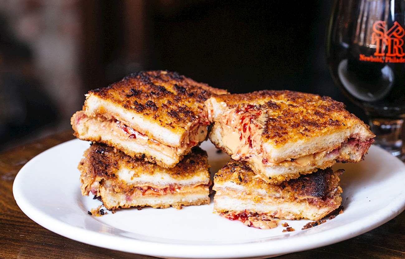 Peanut Butter And Jelly Sandwich In South Philadelphia Tap Room ...