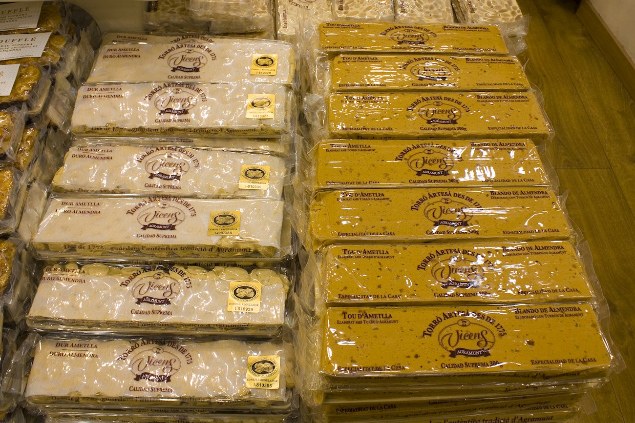 Turrón Local Nougat From Spain Western Europe