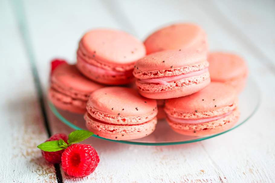 Ladurée's Raspberry-flavored Macarons Authentic Recipe | TasteAtlas