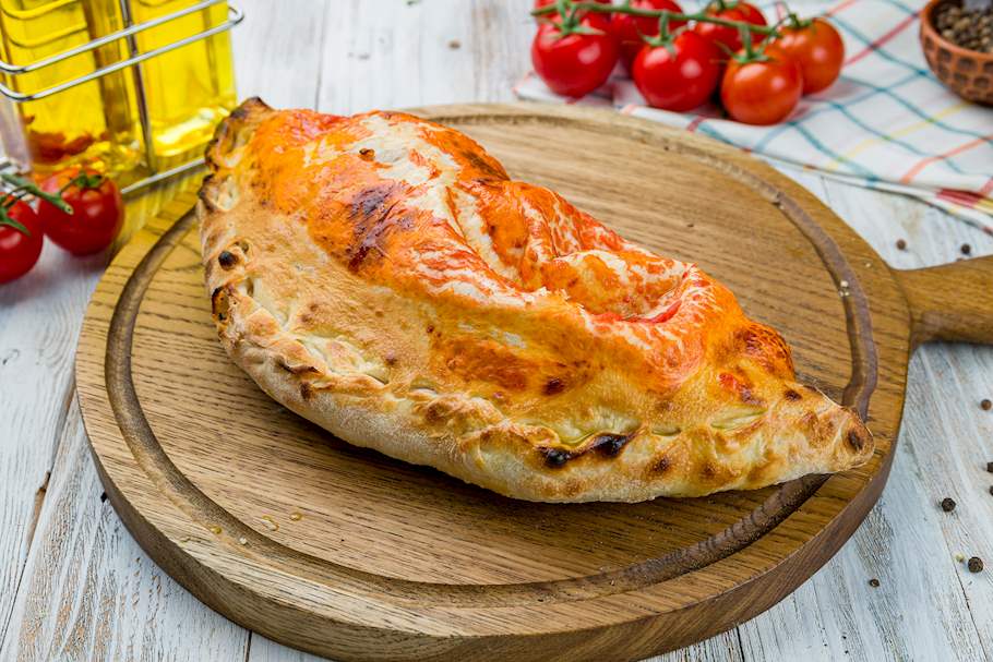 Italian Academy of Cuisine's Calzone With Salame Napoli And Tomato ...